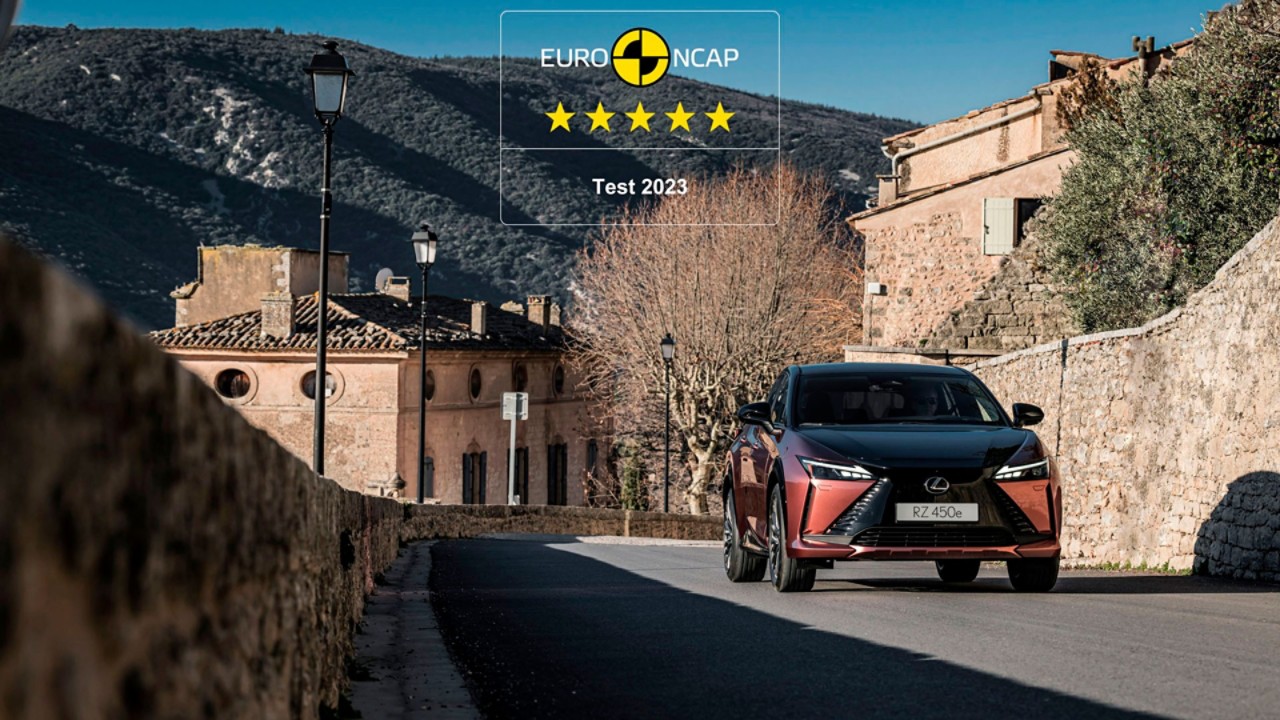 El RZ recibe cinco estrellas Euro NCAP | Lexus España