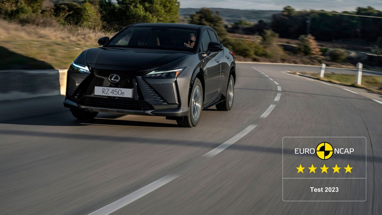 El RZ recibe cinco estrellas Euro NCAP | Lexus España